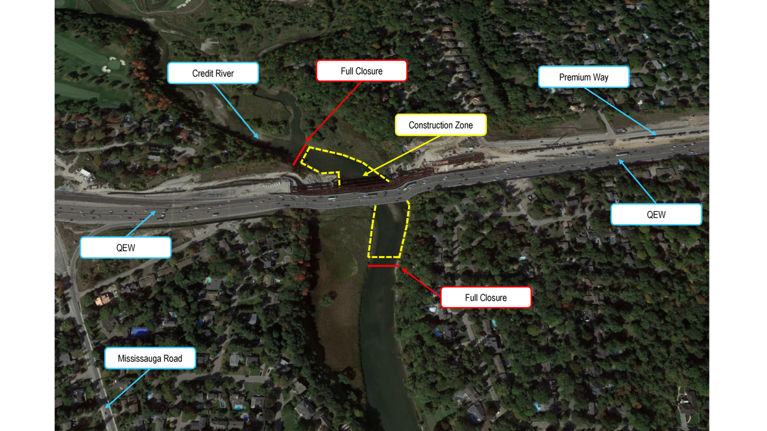 Traffic Impacts – QEW/Credit River Improvement Project
